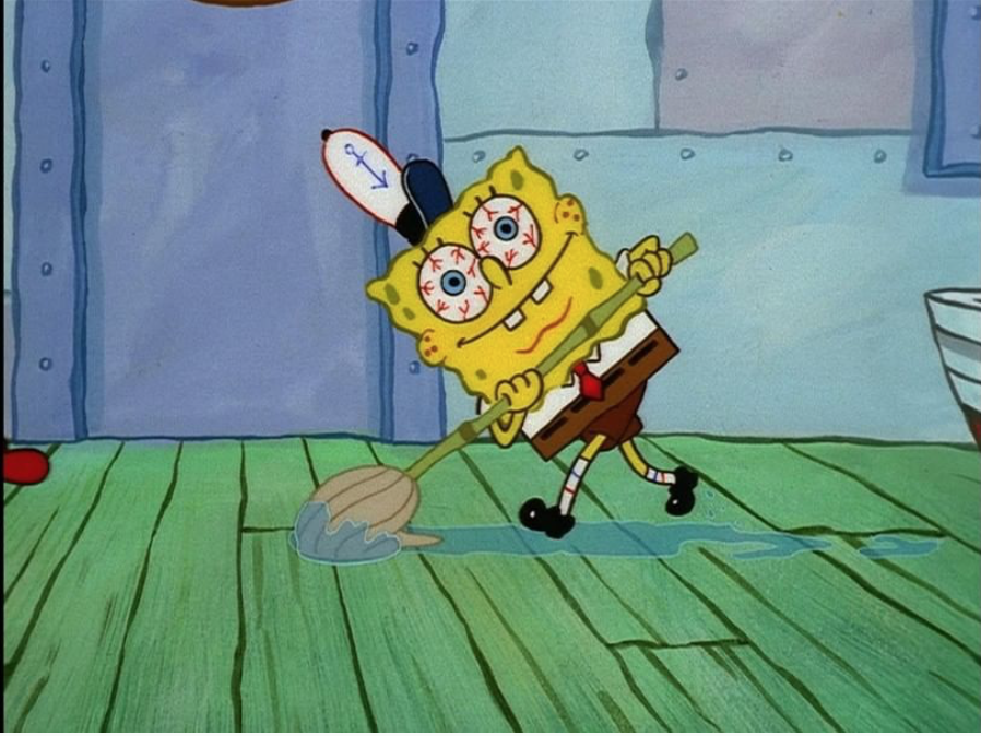 Spongebob Eating Breakfast