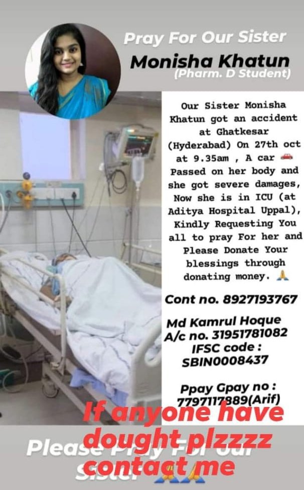 Monisha Accident Car