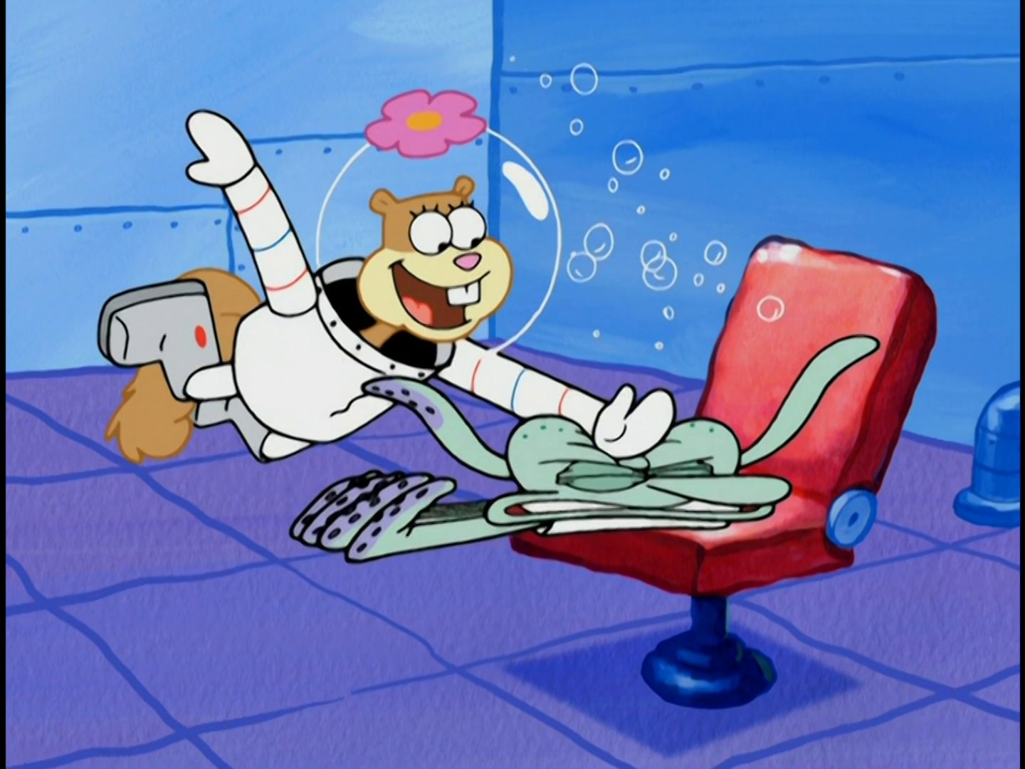 Spongebob Karate Chopping