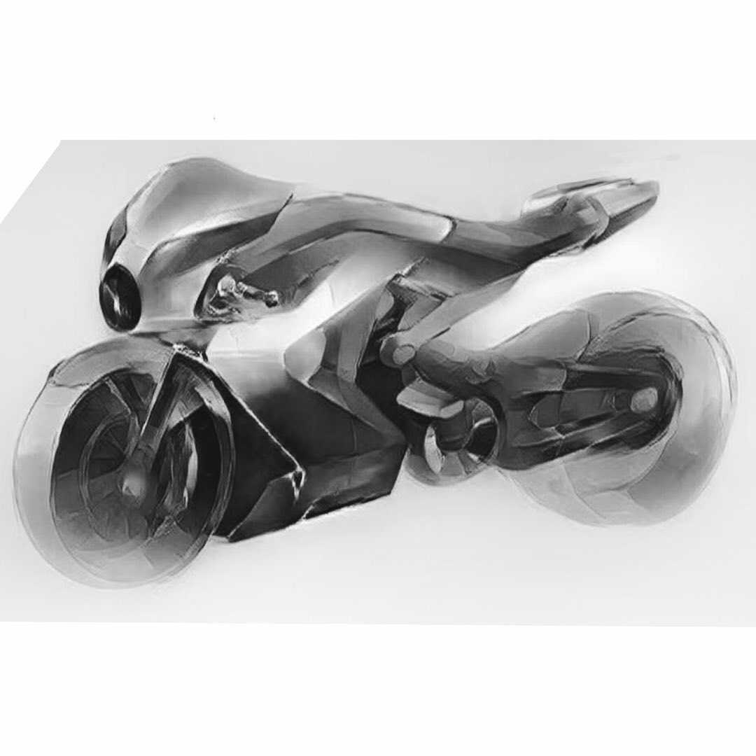Motorcycle Design Sketch