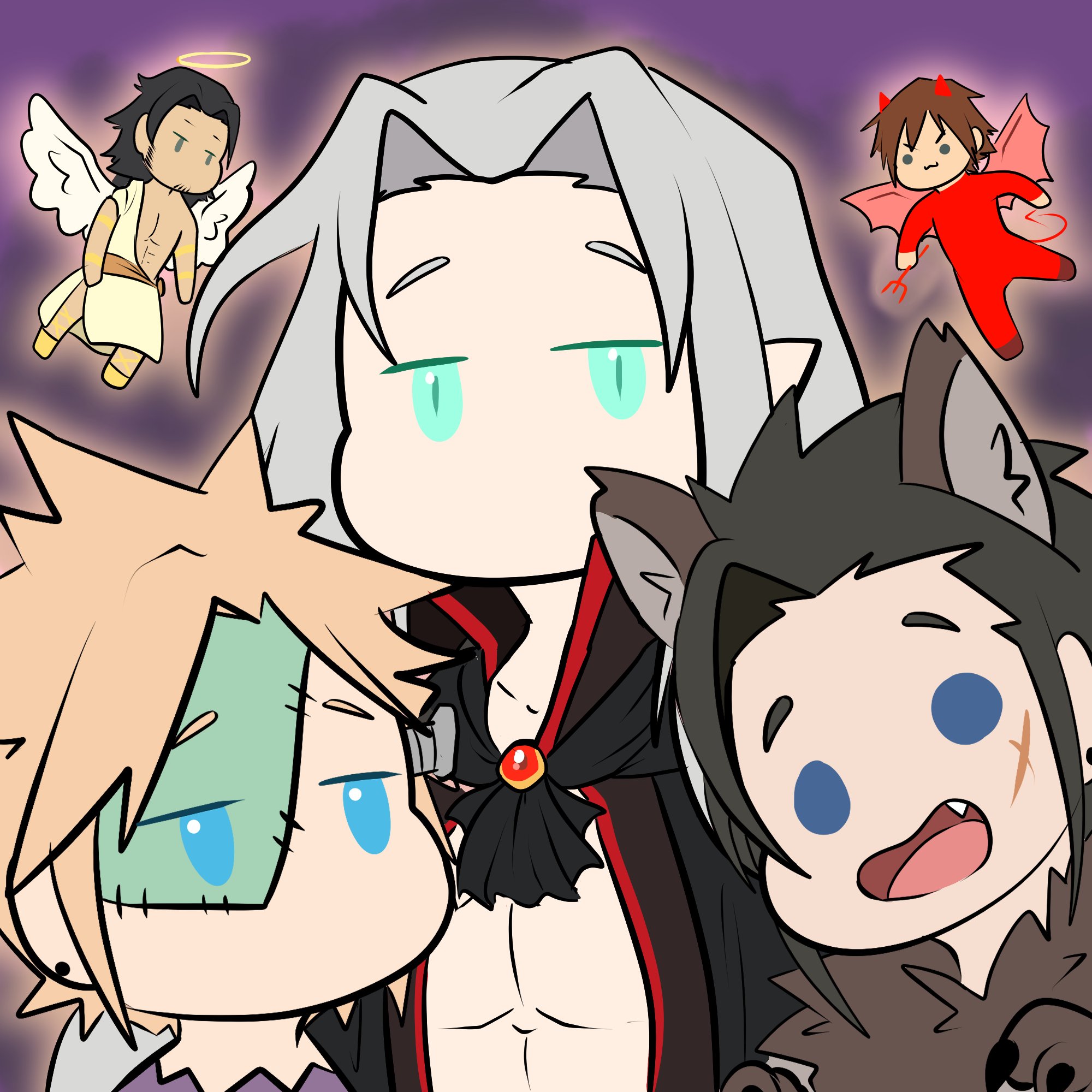 Chibi Cloud Sephiroth