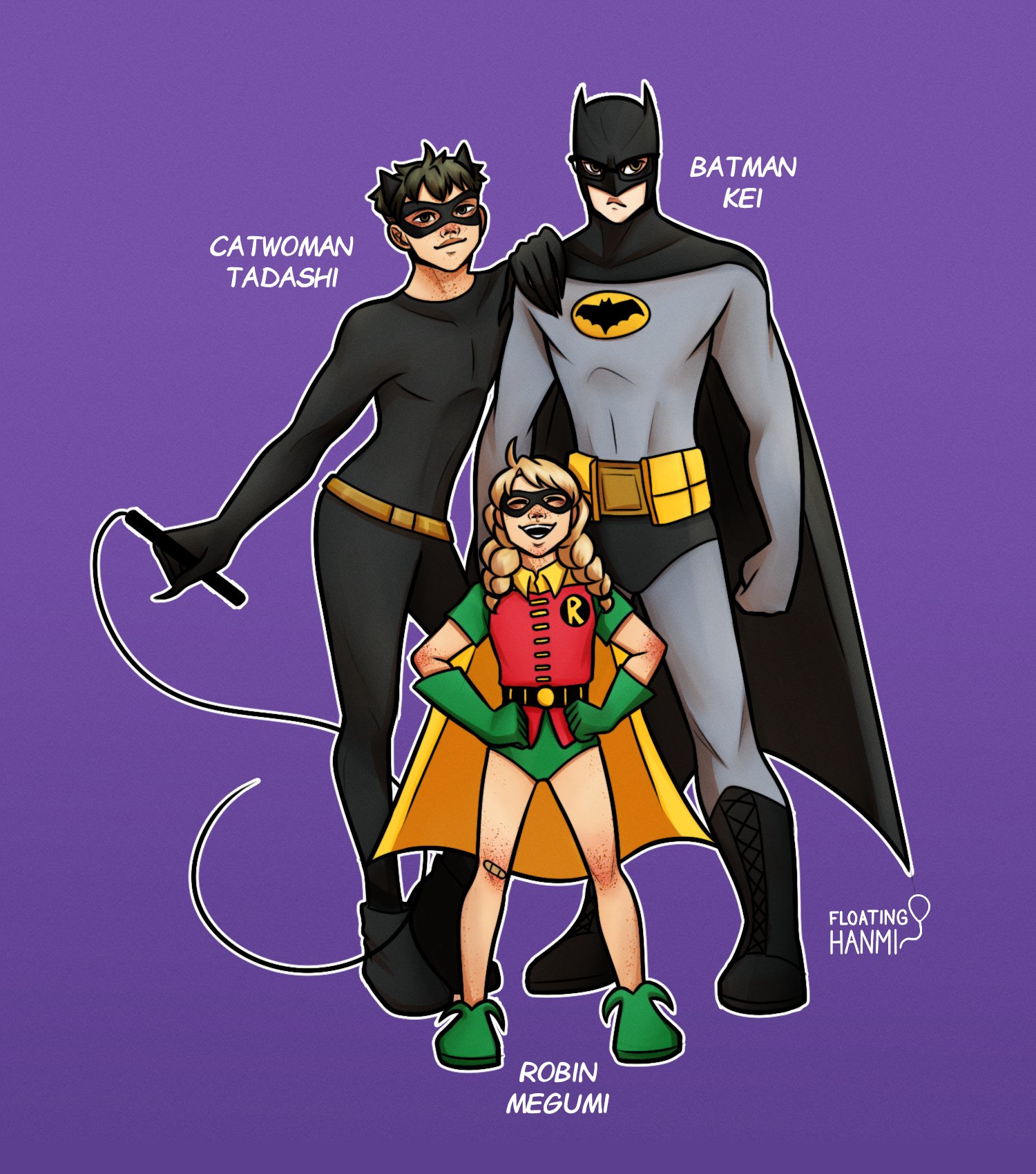 Cute Batman And Robin Fan Art