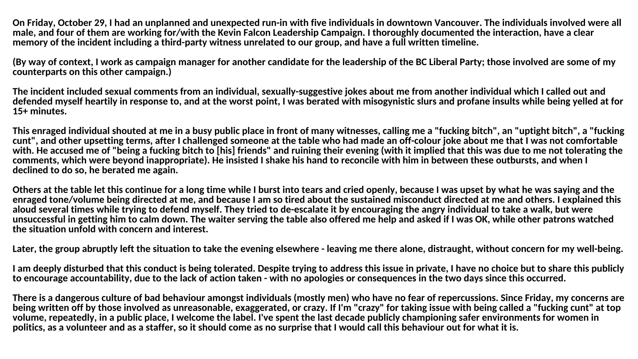 Diamond Isinger on Twitter: "(Warning: strong language) The following message outlines a ...