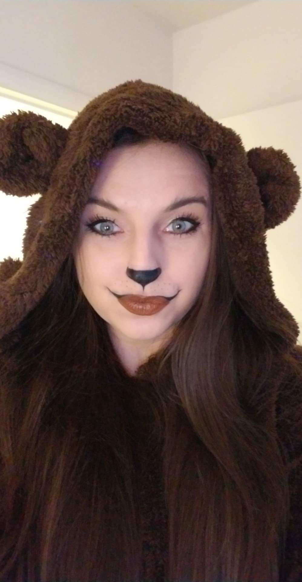 Teddy Bear Halloween Makeup