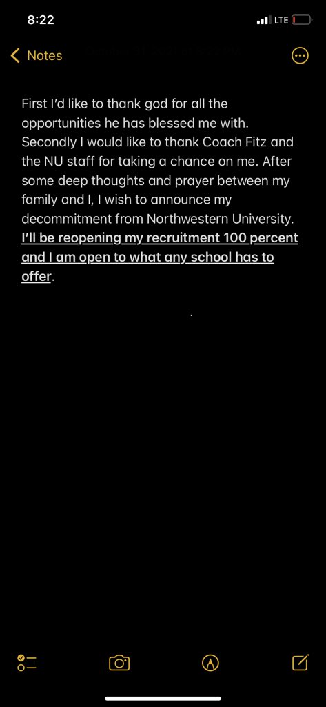 2022 3* S Trevon Howard decommits from Northwestern : r/CFB