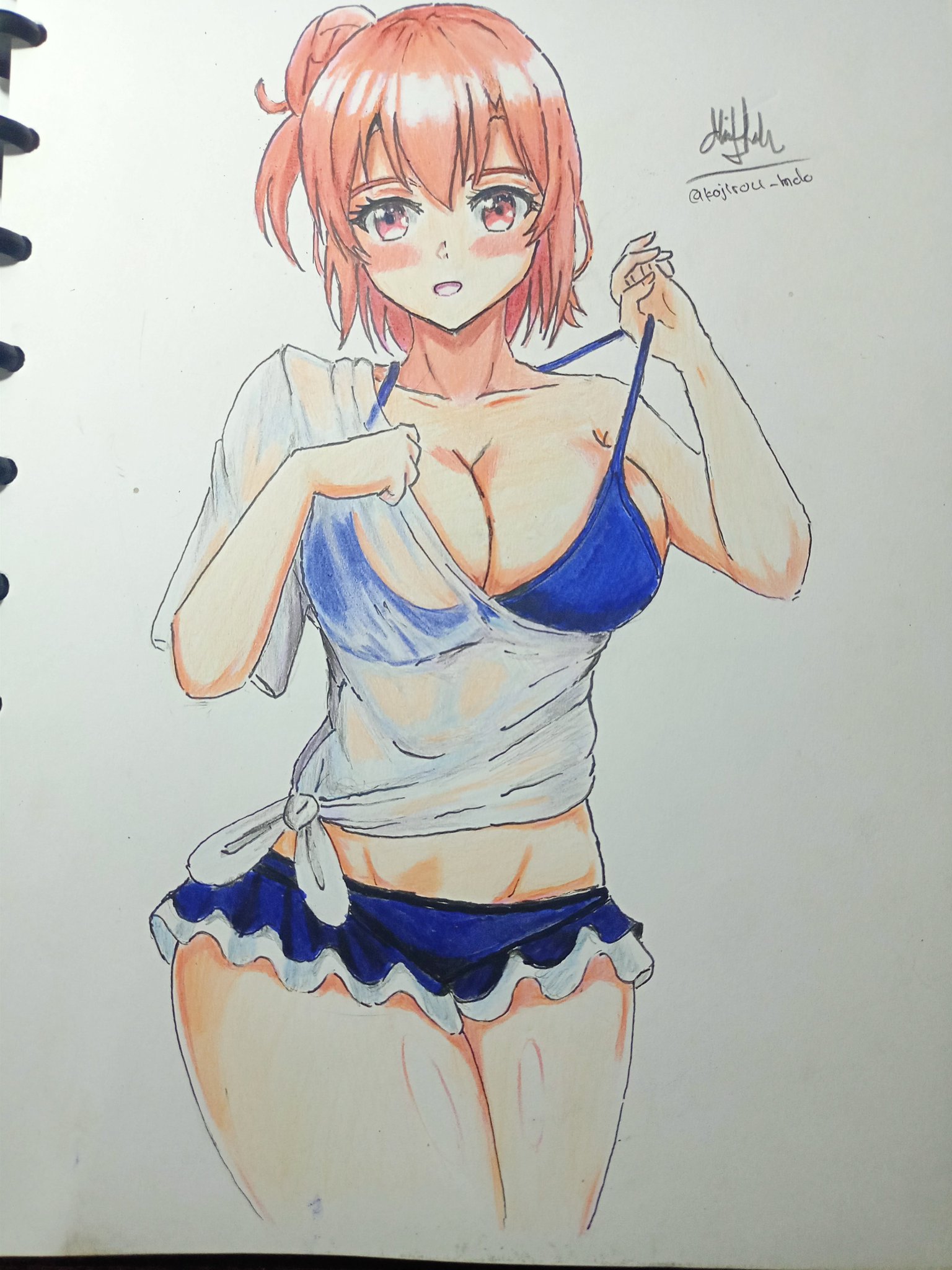 Kojirou_Indo on Twitter: "Yui Yuigahama... Live in my tiktok. #kojirou_indo https://t.co ...