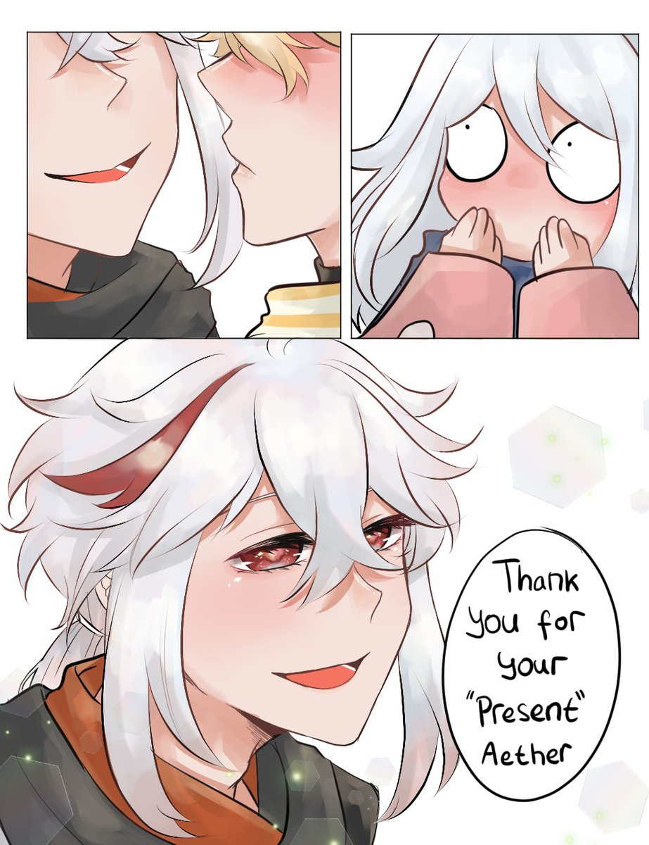 「misunderstanding (part 1/2) zhongli x aether, childe x aeth」れんれん🌤️の漫画