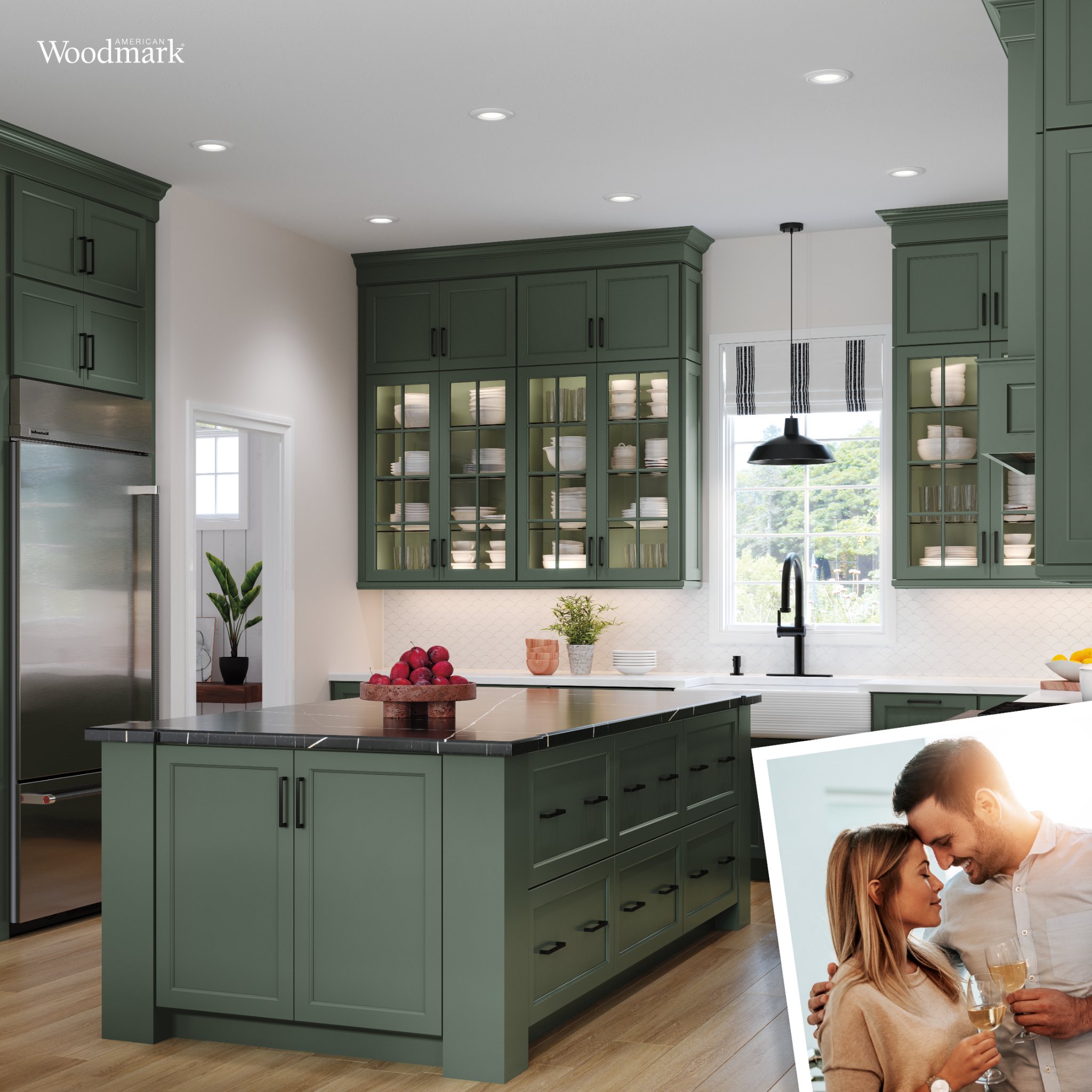 American Woodmark Cabinets American Woodmark Top Painted Linen