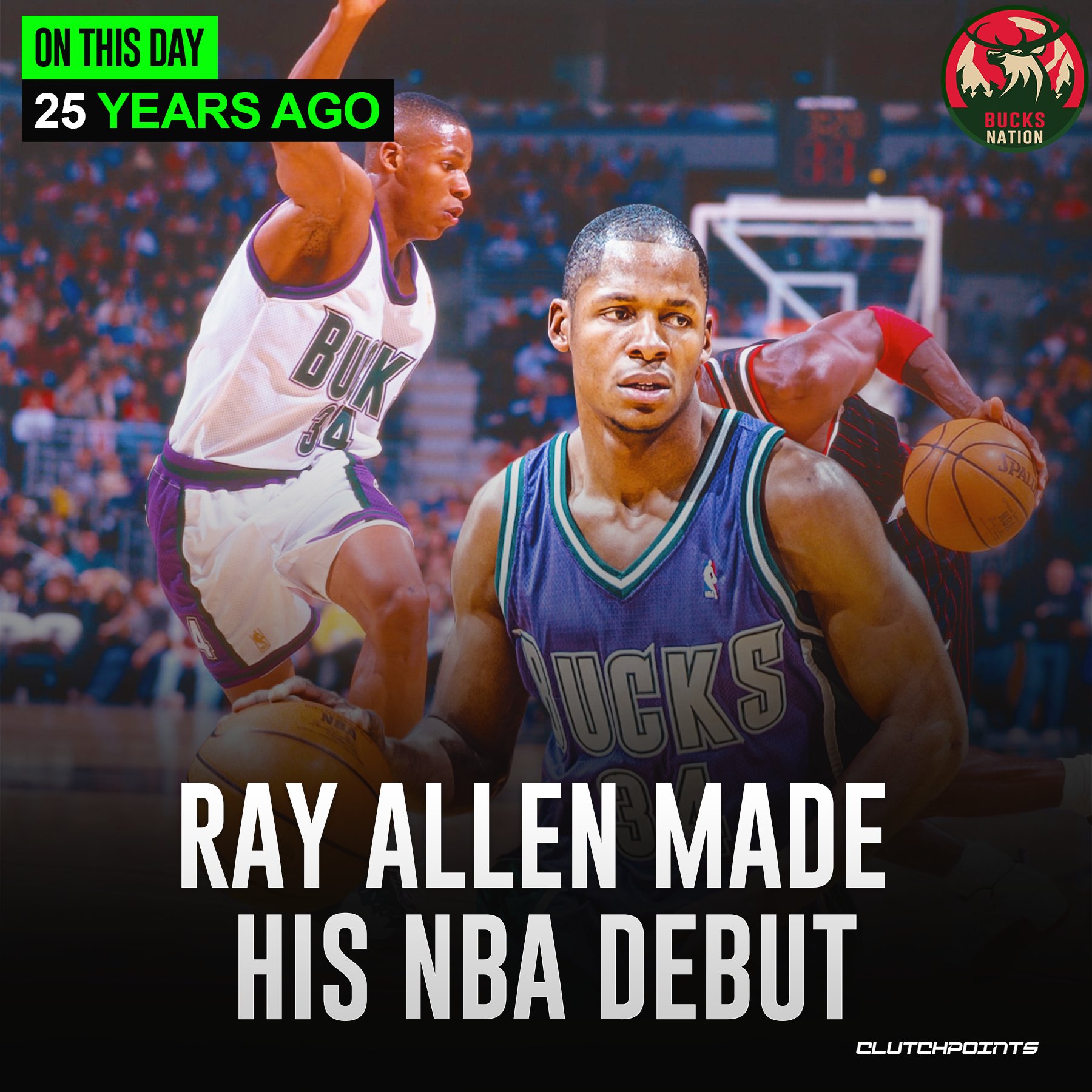 Ray Allen Bucks Shooting