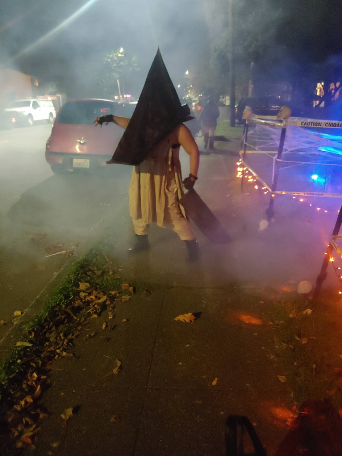 Pyramid Head Costume Fog