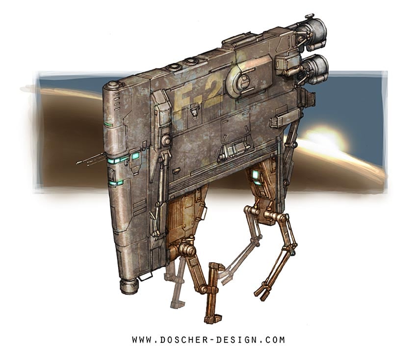 「I should finish this model sometime. Thi」|Mike Doscherのイラスト