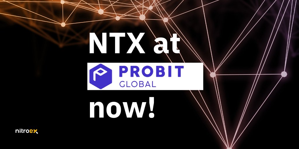 NitroEx on Twitter: "📢NTX will get listed on @ProBit_Exchange on 5th of November. Trading Pairs ...