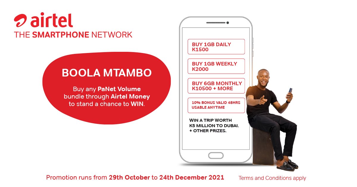 Airtel Malawi Plc on Twitter: "Stand a chance to win a trip to Dubai by buying any PaNet volume ...