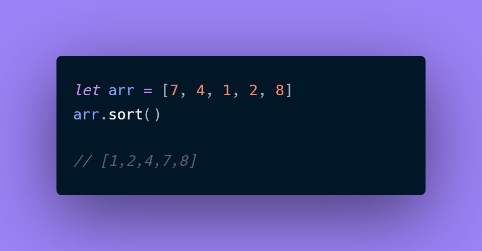 18 JavaScript Array Methods you should know as a developer: 🧵 thread on ...