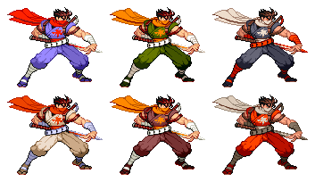 Marvel Vs Capcom 2 Character Sprites