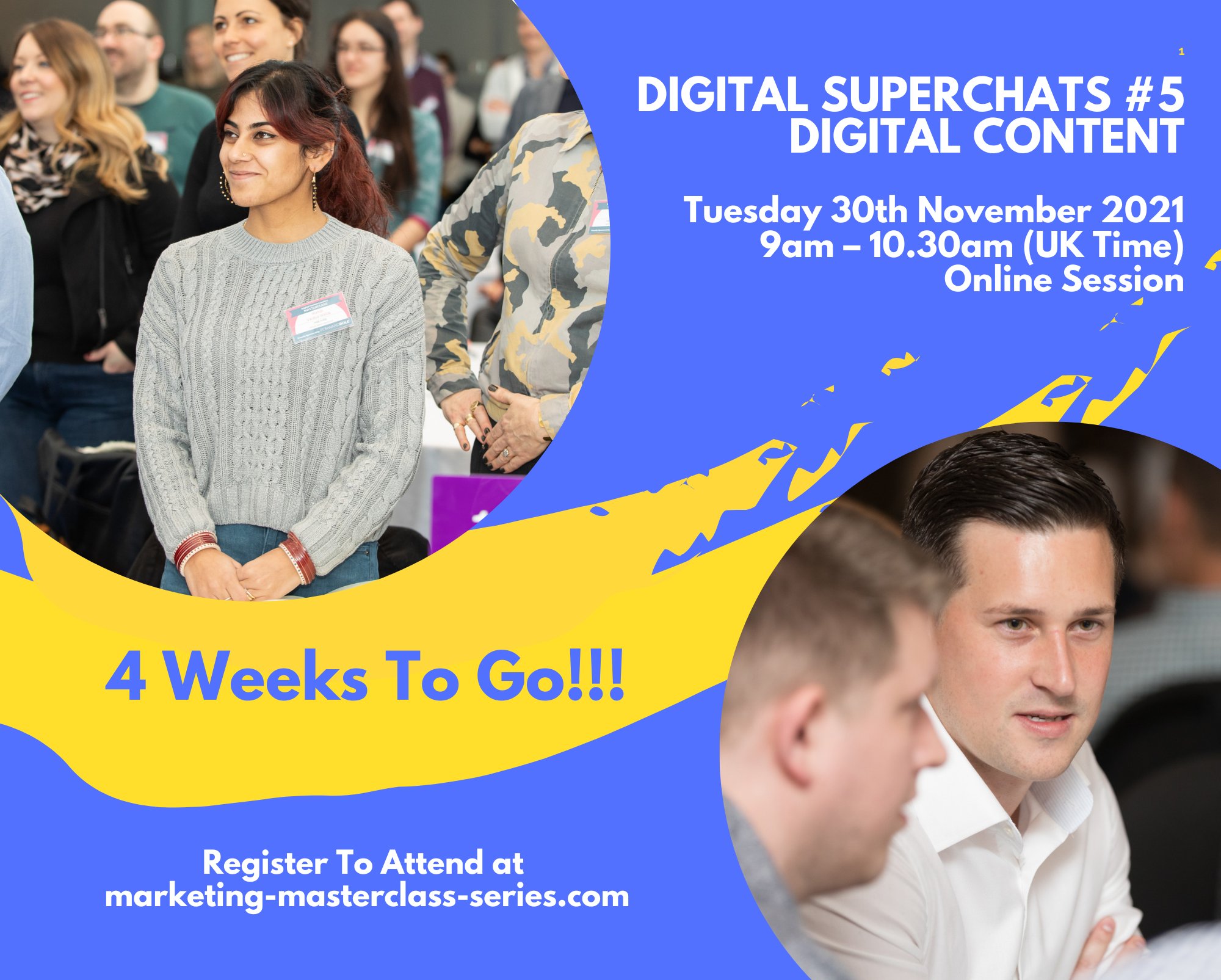 Mktg M'Class Series on Twitter: "We're delighted to announce that once again our next Digital ...