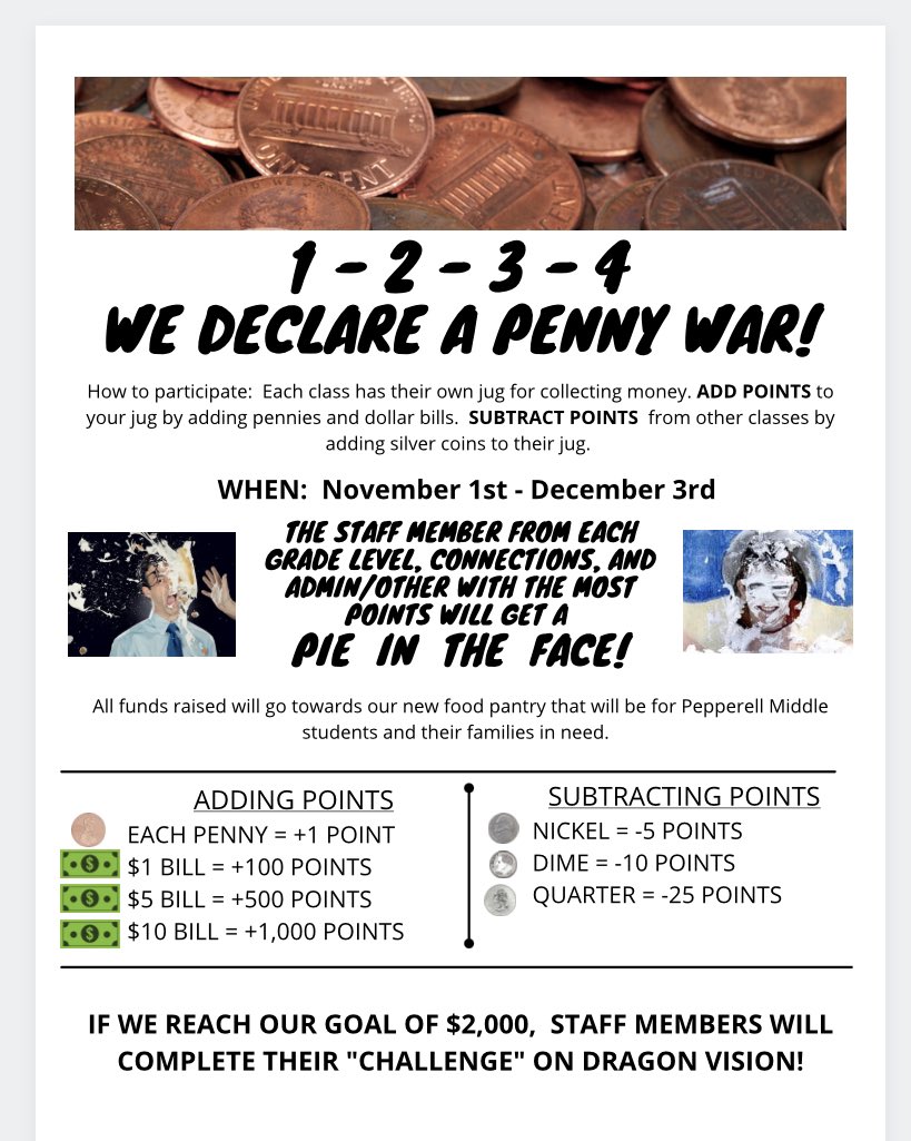 Pie In The Face Flyer