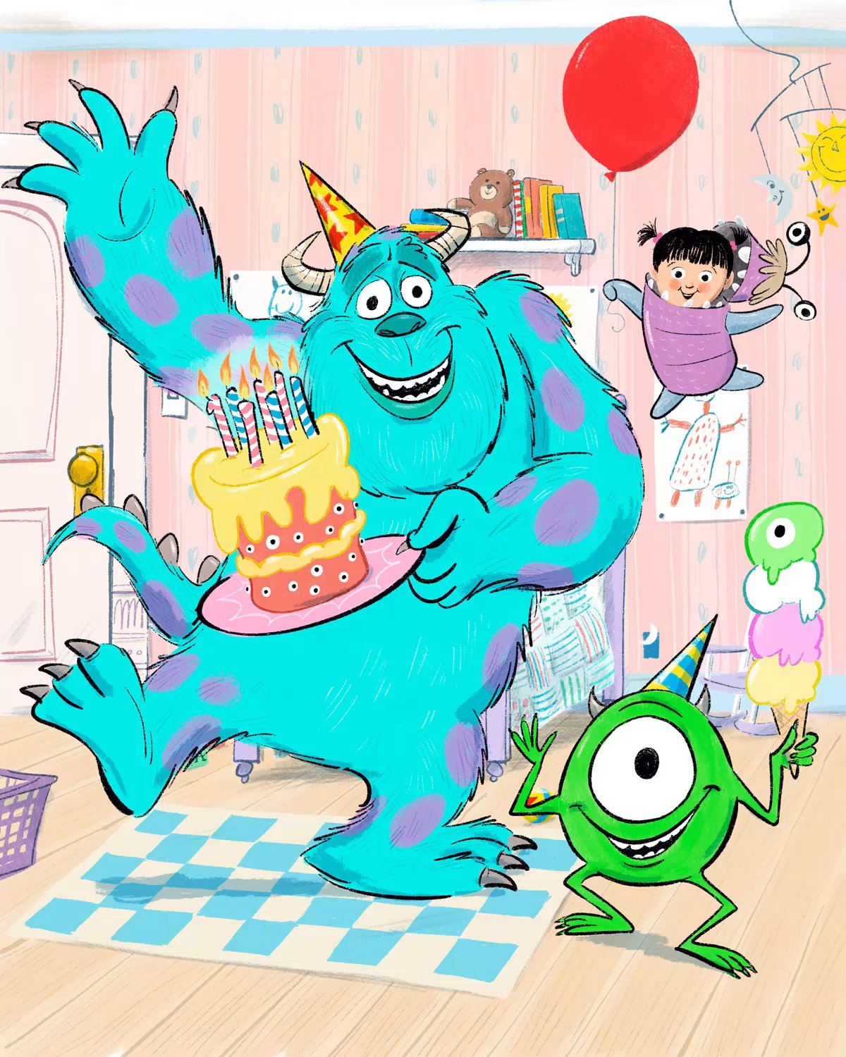Monsters Inc Happy Birthday Clip Art