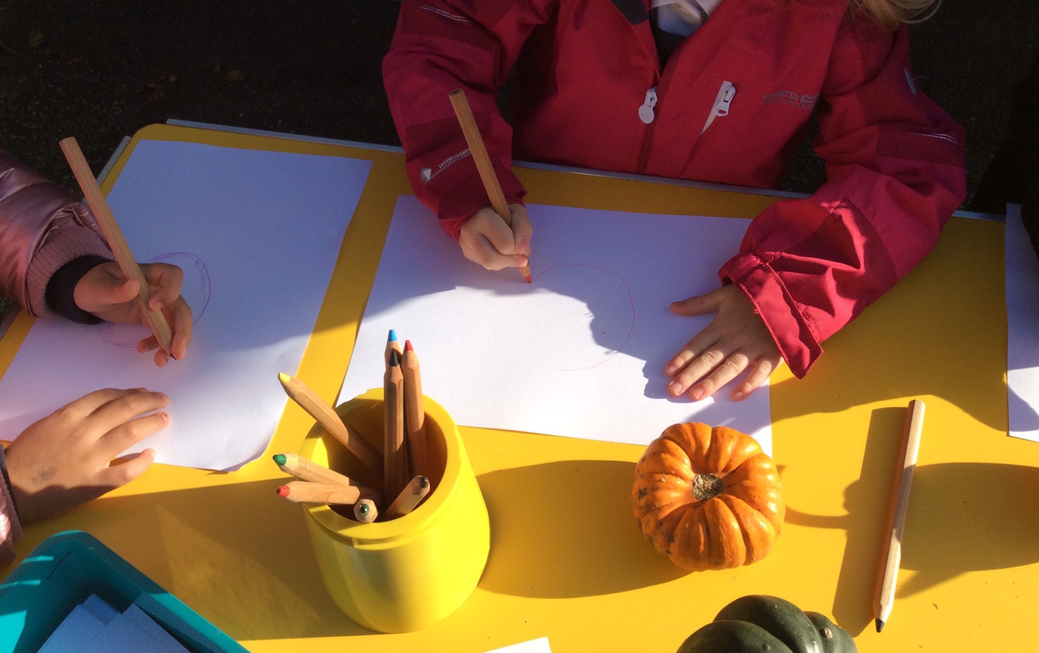 Blakehill Primary on Twitter: "Observational drawing of pumpkins out in ...