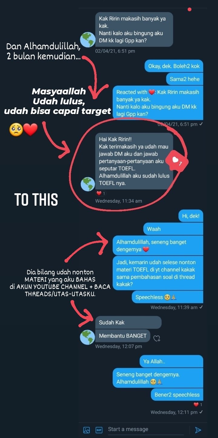 English with Miss Ririn on Twitter: "Masya Allah Alhamdulillah, aku bersyukur banget akun ...