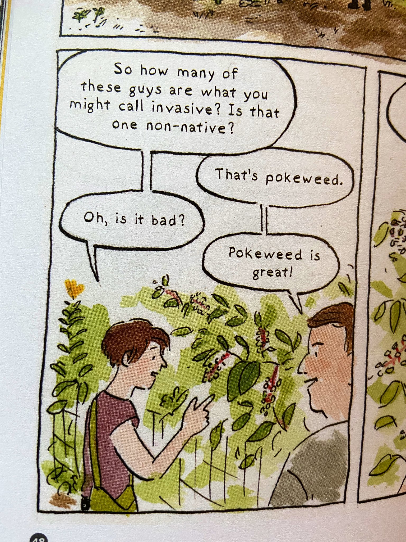 Invasive Plant Species Cartoon