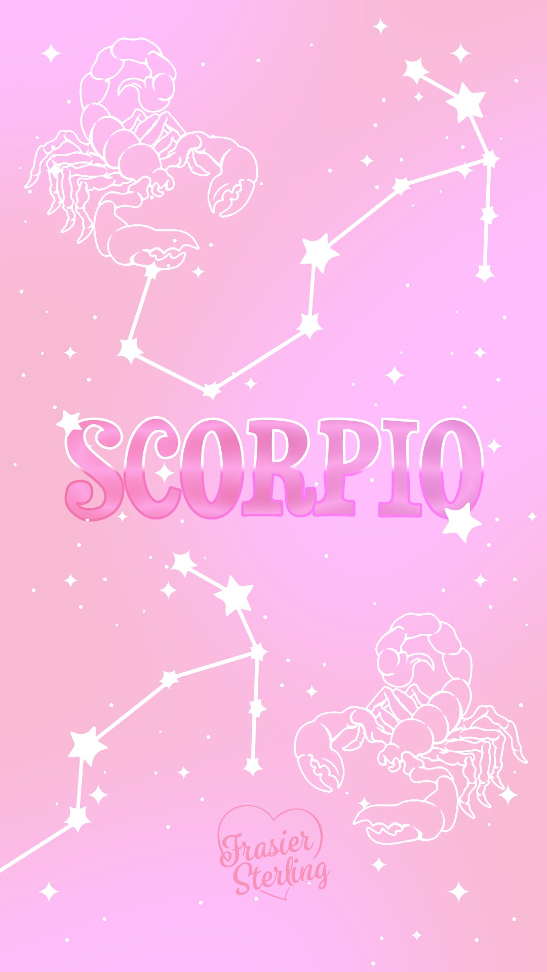 Scorpio Wallpaper Pink