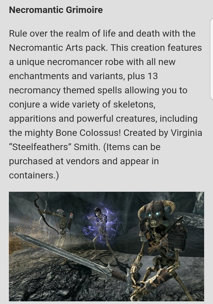 Necromancy Spells Skyrim