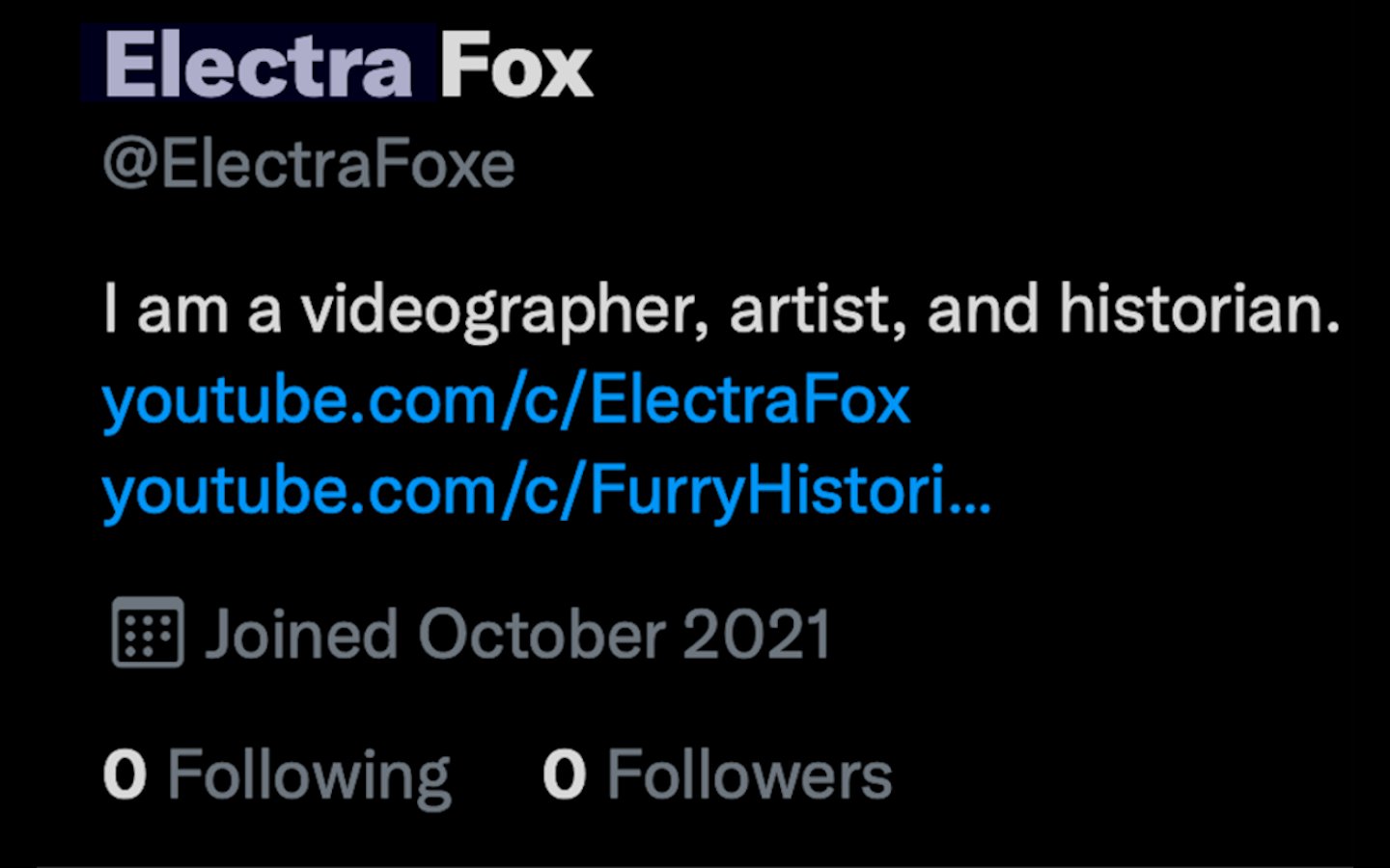 Electra Fox (@ElectraFoxe) / Twitter