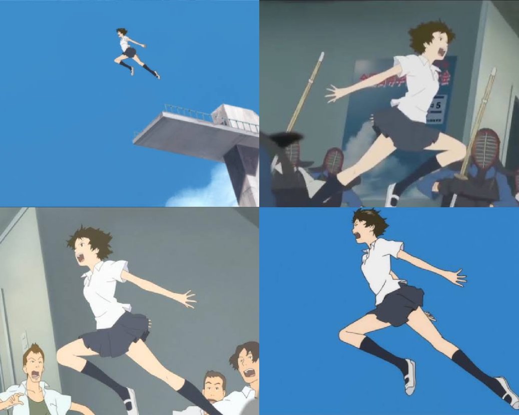 Anime Running Side View