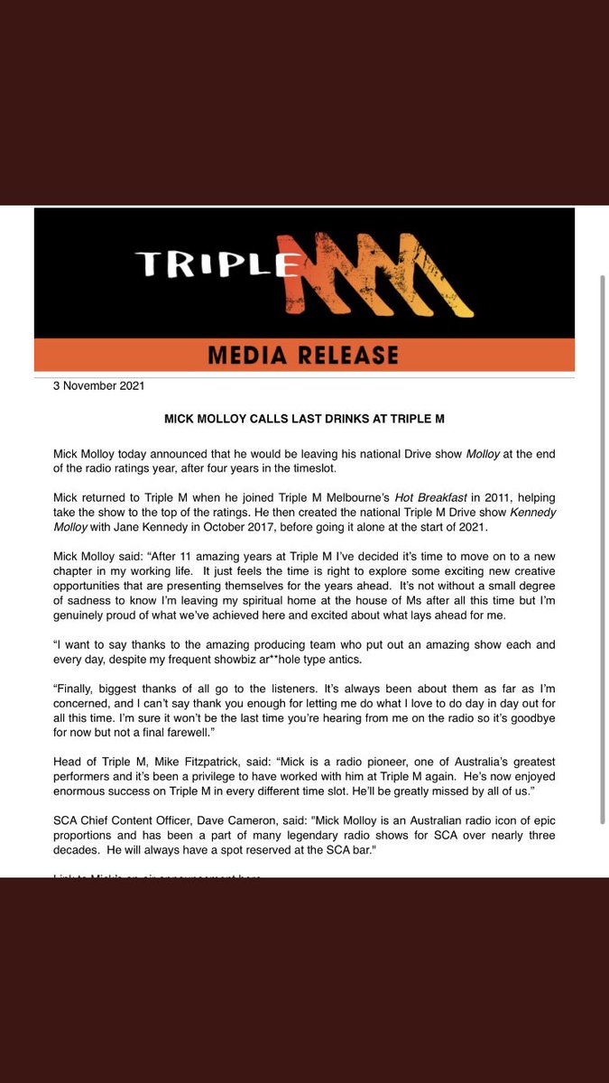 Triple M Network - Page 177 - Major Metropolitan Radio - Media Spy