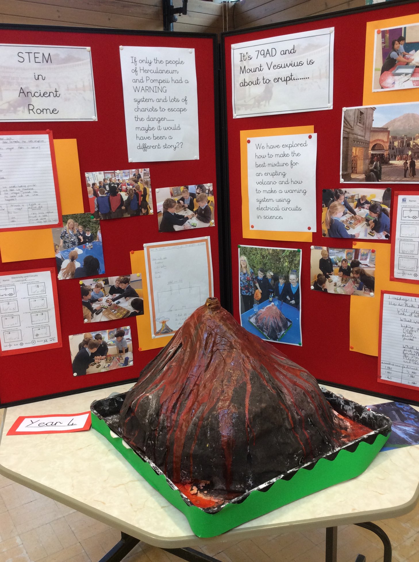 Volcano Science Project Poster Boards Ideas Paper Art: Landforms For