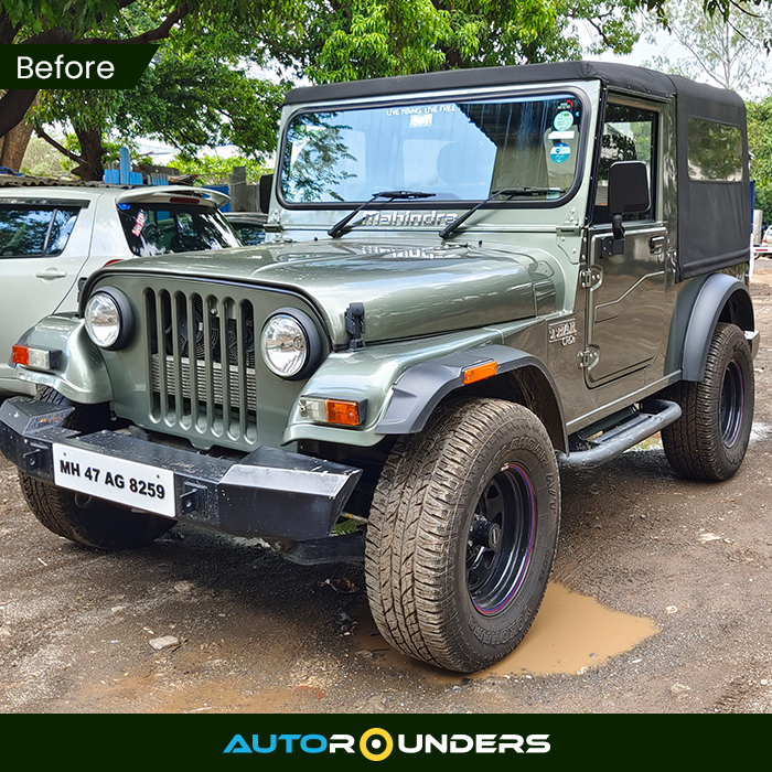 Mahindra Thar Modified Hardtop Dollar (Song) Modified Mahindra White