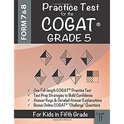 [Epub]$$ Practice Test for the COGAT Grade 5 Level 11: CogAT Test Prep ...