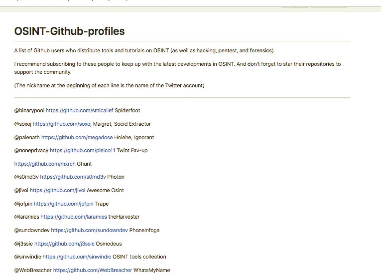 Cyber Detective🇺🇦 on Twitter: "A list of Github users who distribute tools and tutorials on # ...
