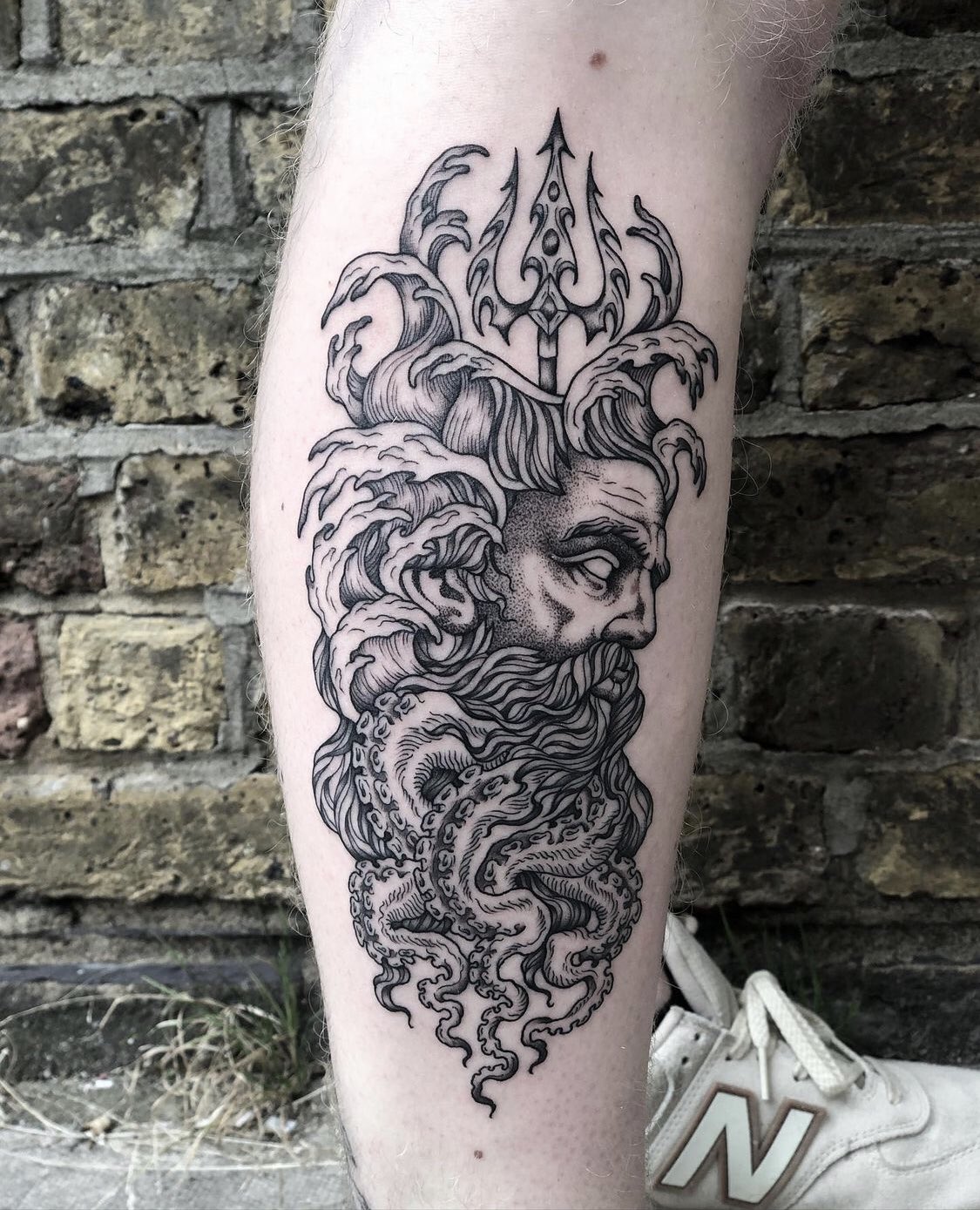 Traditional Poseidon Tattoo