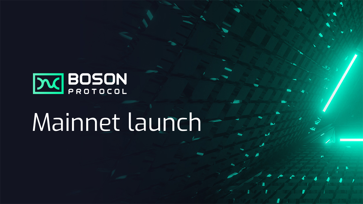 Boson Protocol on Twitter: "TOMORROW We are so excited that @BosonProtocol v1 will be launching ...