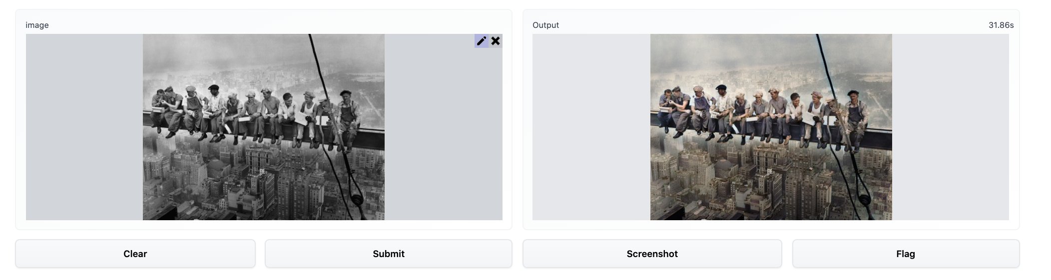 AK on Twitter: ".@Gradio demo for DeOldify now on @huggingface Spaces demo: https://t.co ...