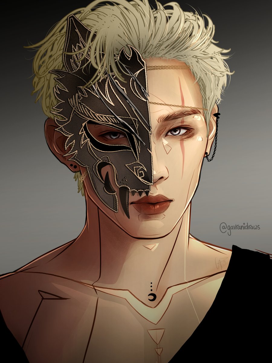 「🐺 [Midnight Mask] #김건학 #이도 #LEEDO #ON」|Gavrani 🦈のイラスト