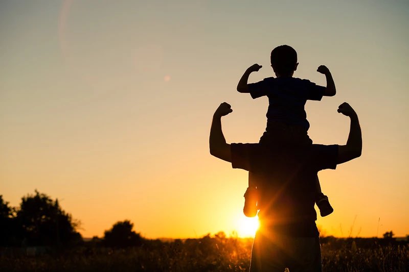 The most significant role model, a boy, will ever have is his father ...