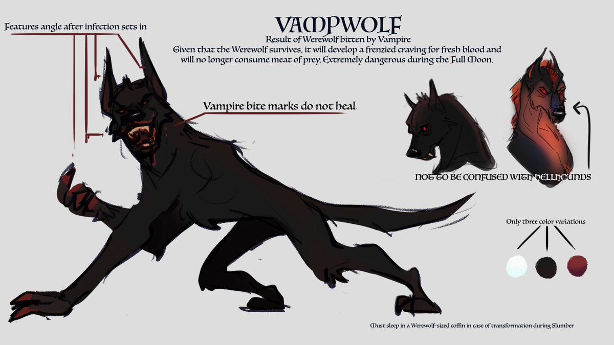 Vampire Werewolf Hybrid Anime