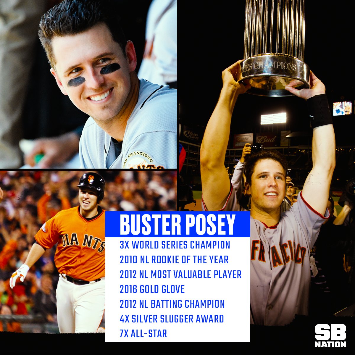 Buster Posey World Series Trophy