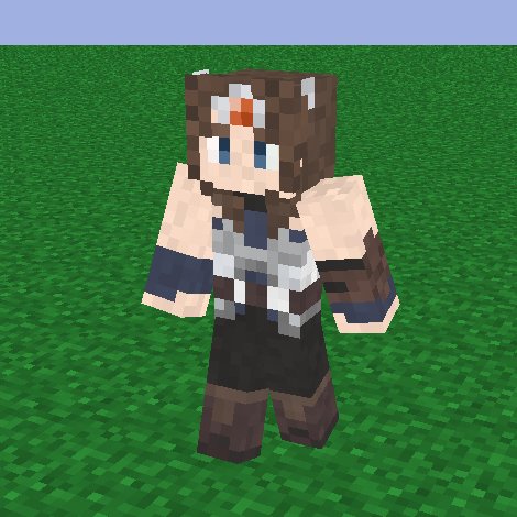 Minecraft Skin Girl Warrior
