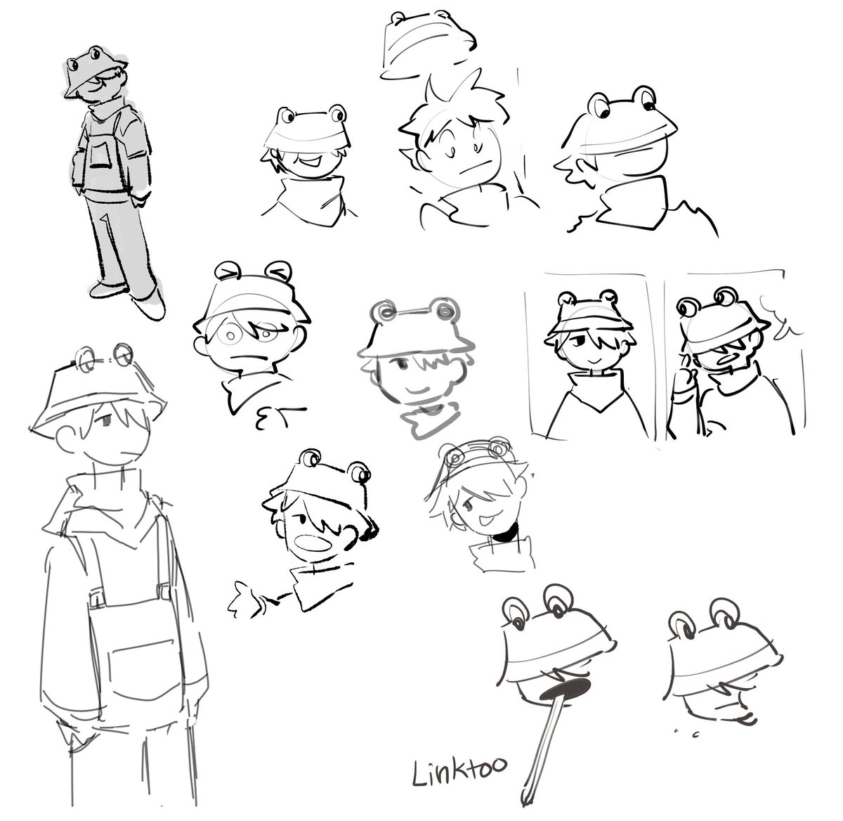 「boomer warmup doodles 」Link 🎗️ | J07 EMERALD CITY COMICONの漫画