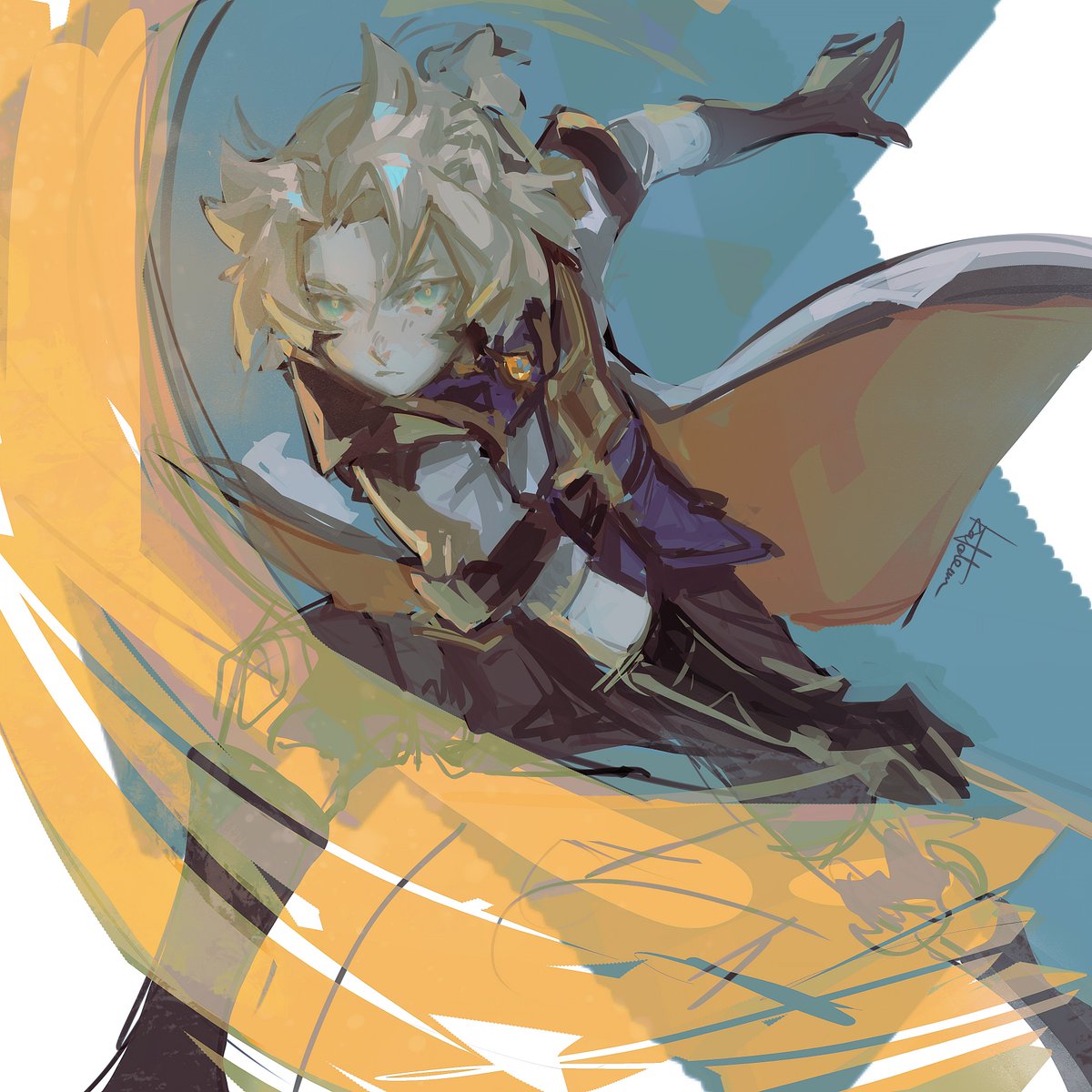 「so, #Albedo rerun soon huh 」|ₖₐₜのイラスト