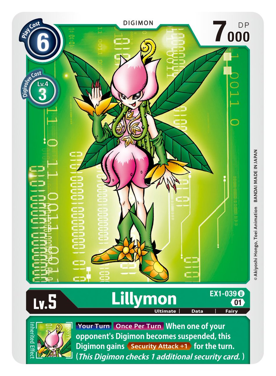Digimon Rosemon Card