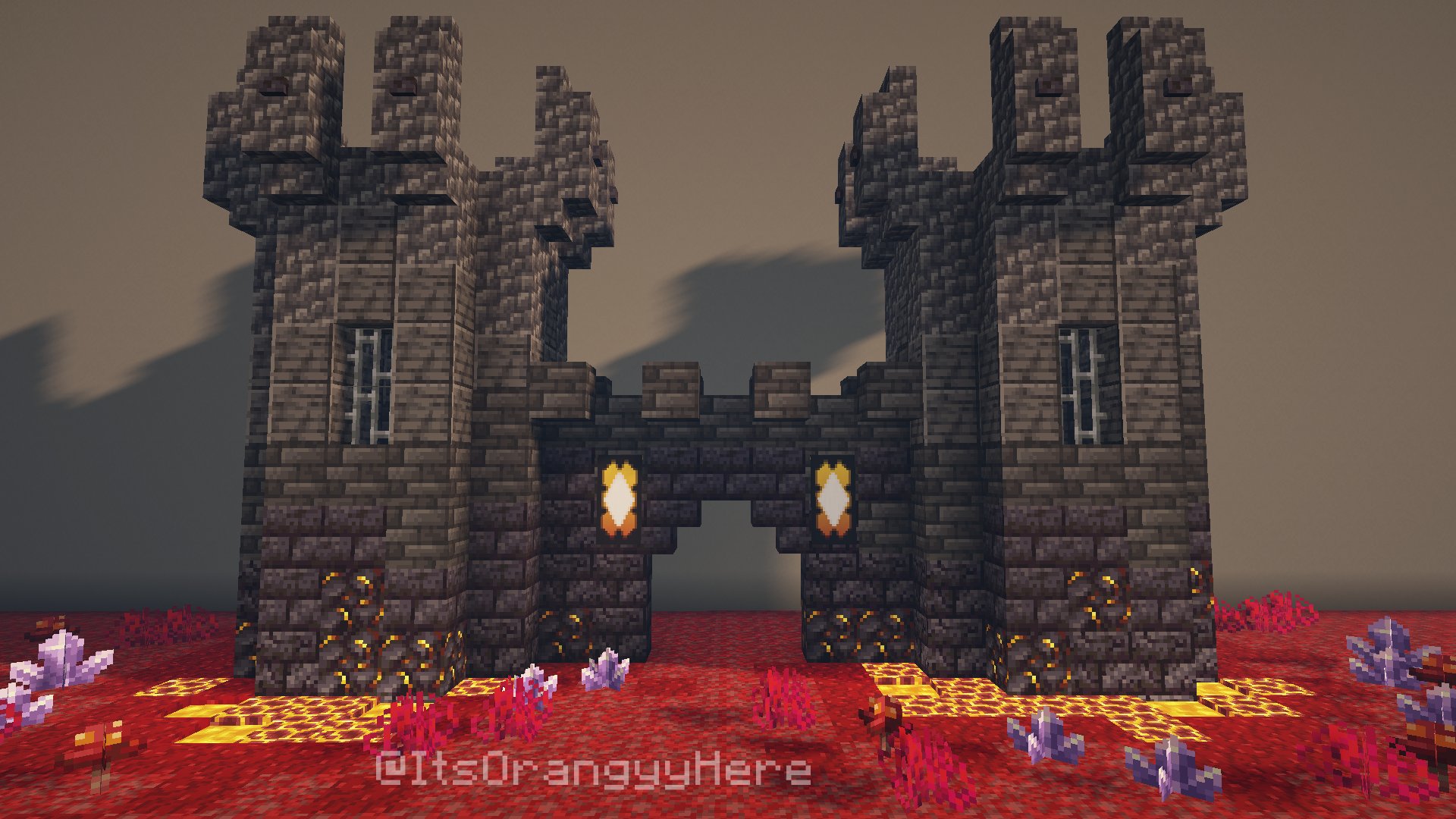 Minecraft Castle Entrance