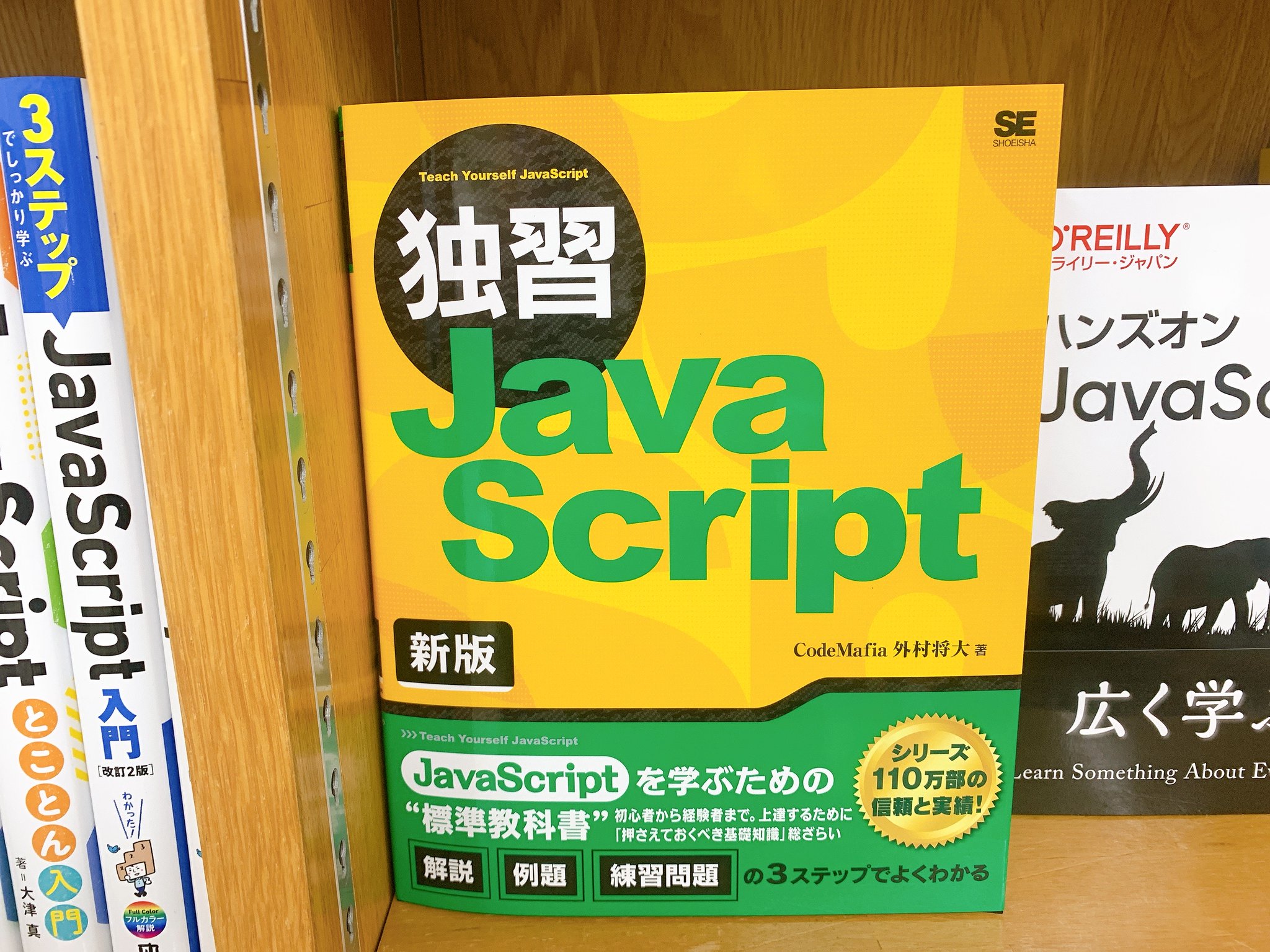 ジュンク堂書店池袋本店 PC書担当 on Twitter: "11/5先行販売：ISBN978-4-7981-6027-6 翔泳社『独習JavaScript 新版』CodeMafia ...