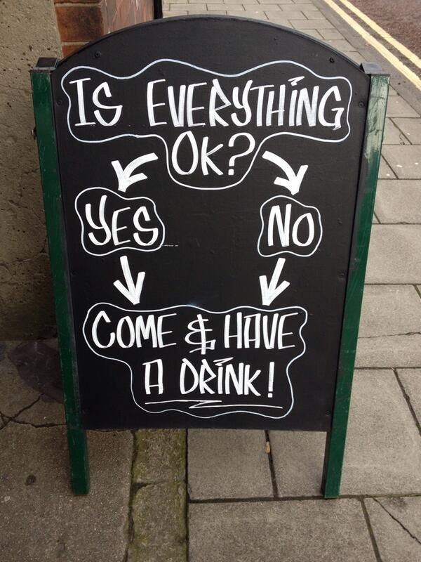 Funny Happy Hour Bar Signs