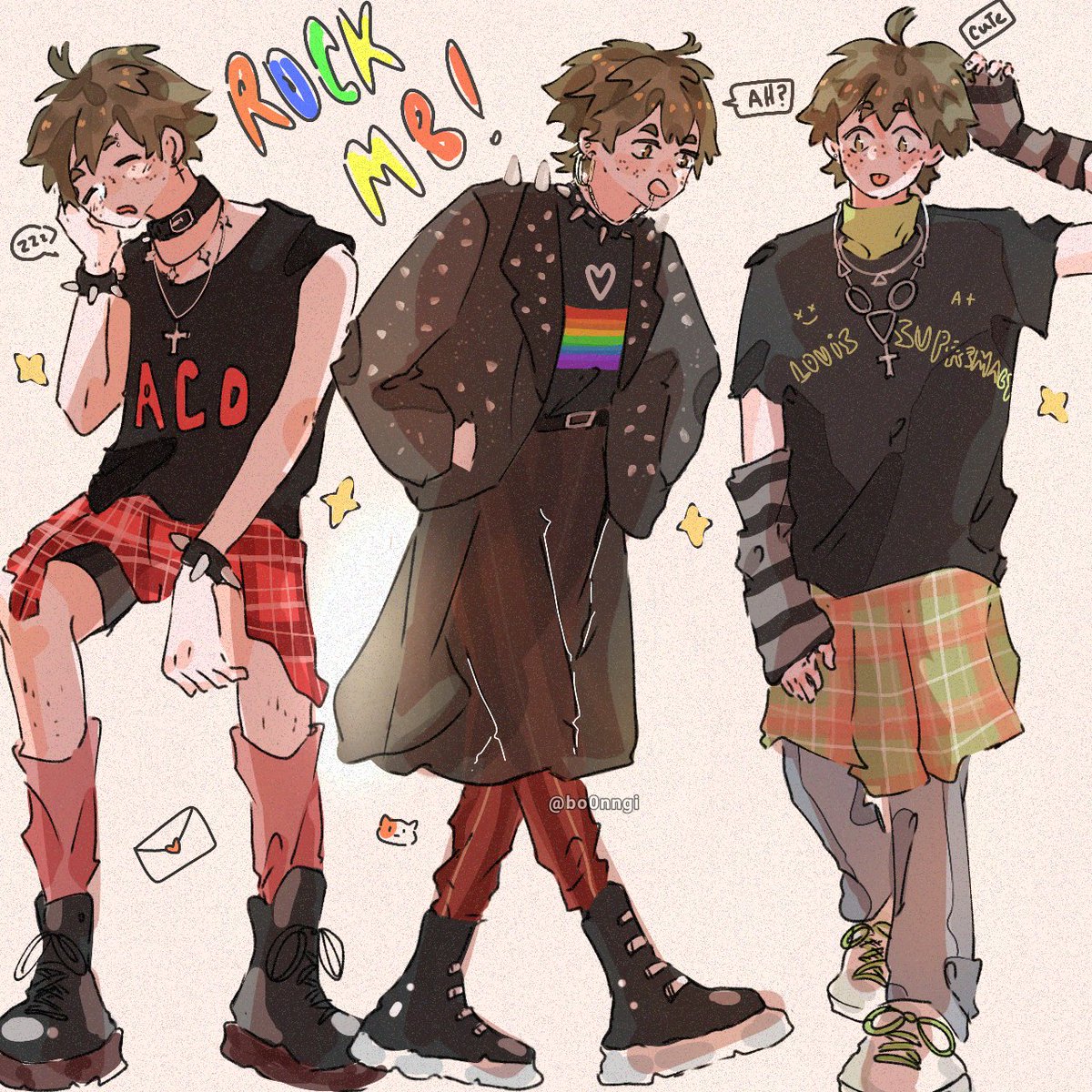 「I believe in Punk yamaguchi supremacy 🛐」|bo0n🌱 open commissionsのイラスト