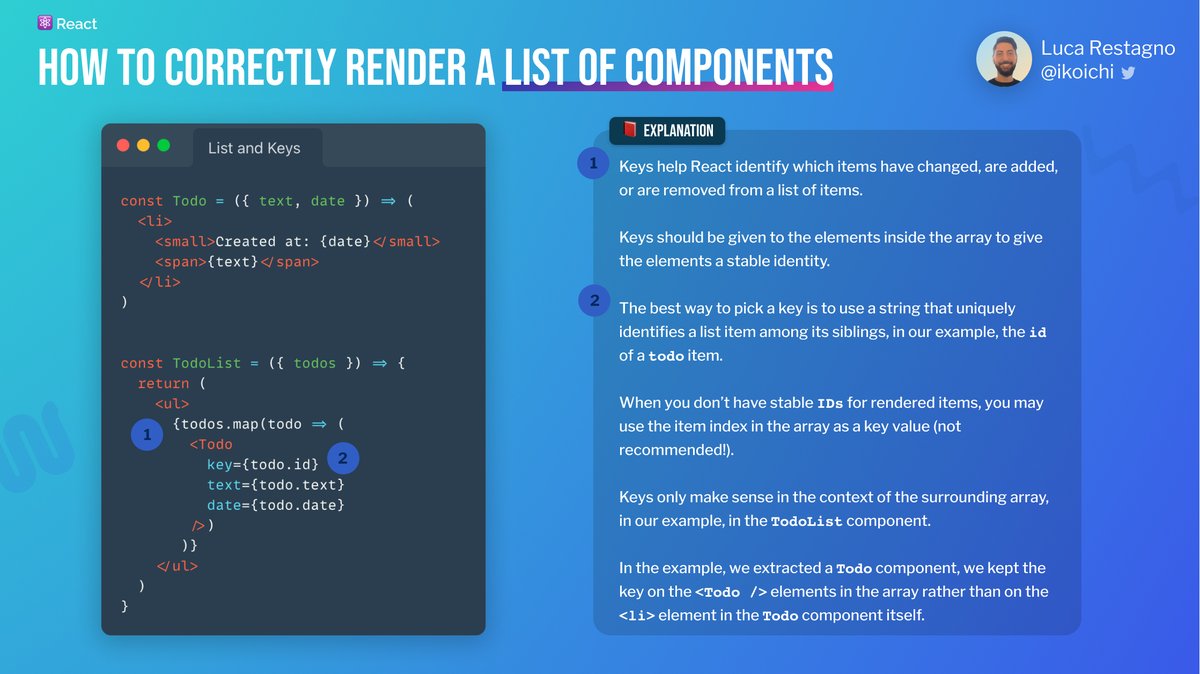 ⚛️ Learning React? 15 slides that help you in understanding the basics ...